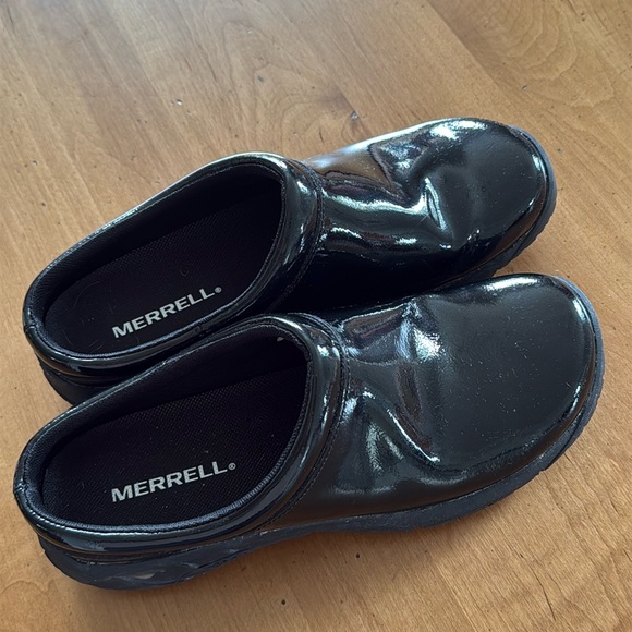 Merrell | Shoes | Merrill Encore Patent Leather Slides | Poshmark